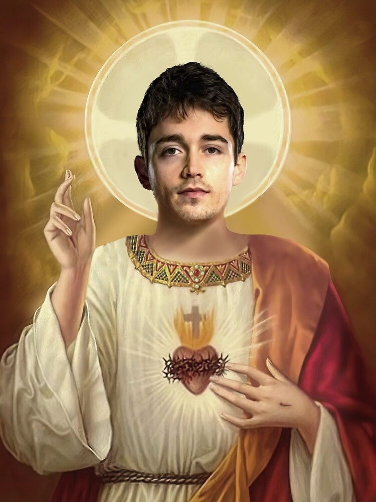Póster for Sale con la obra «charles leclerc jesus» de AnjelaoStore ...