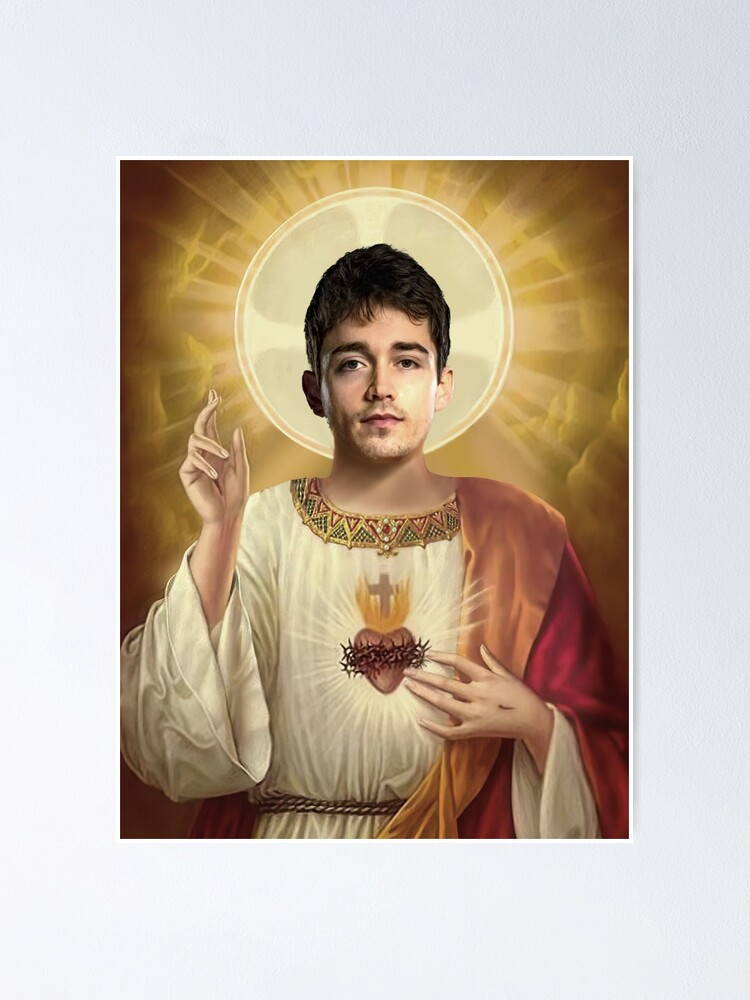 "Charles Leclerc jesus" Poster for Sale by AnjelaoStore | Redbubble