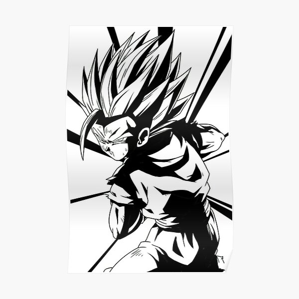 "Gohan SSJ2" Poster for Sale by Callahanstyle | Redbubble