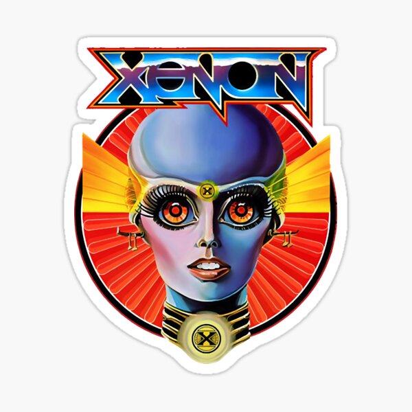 "Xenon Pinball 1980 " Sticker for Sale by Feioilon678 | Redbubble