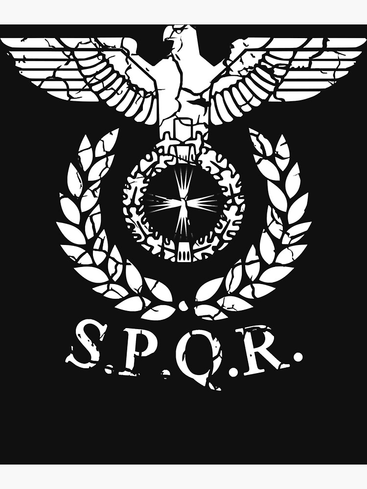 "Roman emblem spqr" Poster for Sale by flannue7 | Redbubble