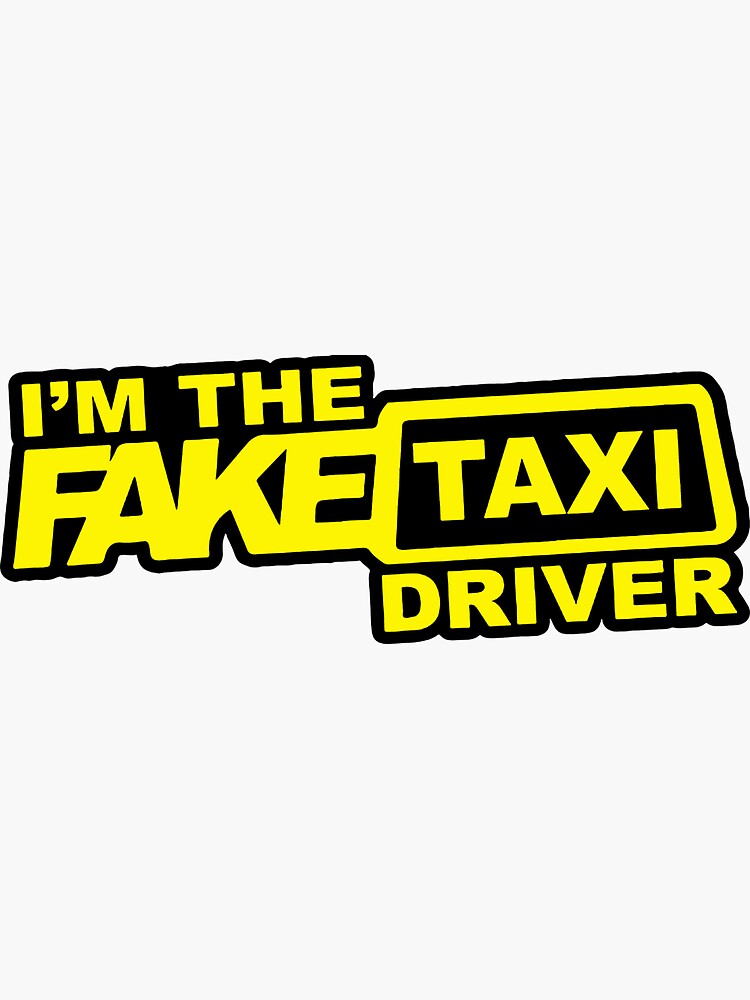 "taxi driver" Sticker for Sale by wallaceroob | Redbubble