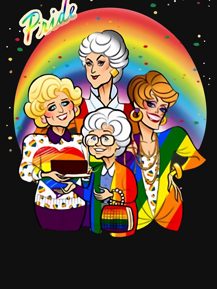 "The Golden Friend Girls LGBT Pride Rainbow Flag T-Shirt" Essential T ...