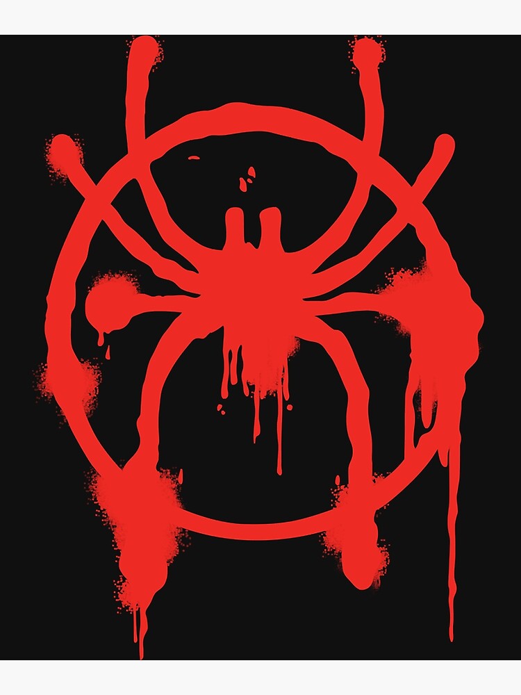 "Miles morales spider logo" Poster for Sale by lottie8531selma | Redbubble