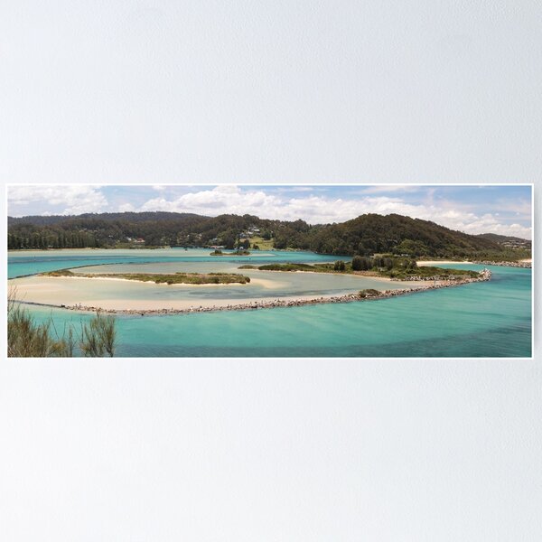 "Wagonga Inlet Colours Narooma" Poster for Sale by Brett Thompson ...