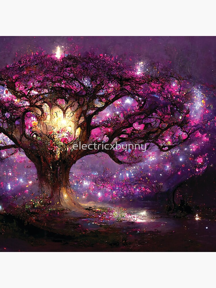 "Fae Realm Tree of Life" Poster for Sale by electricxbunny | Redbubble