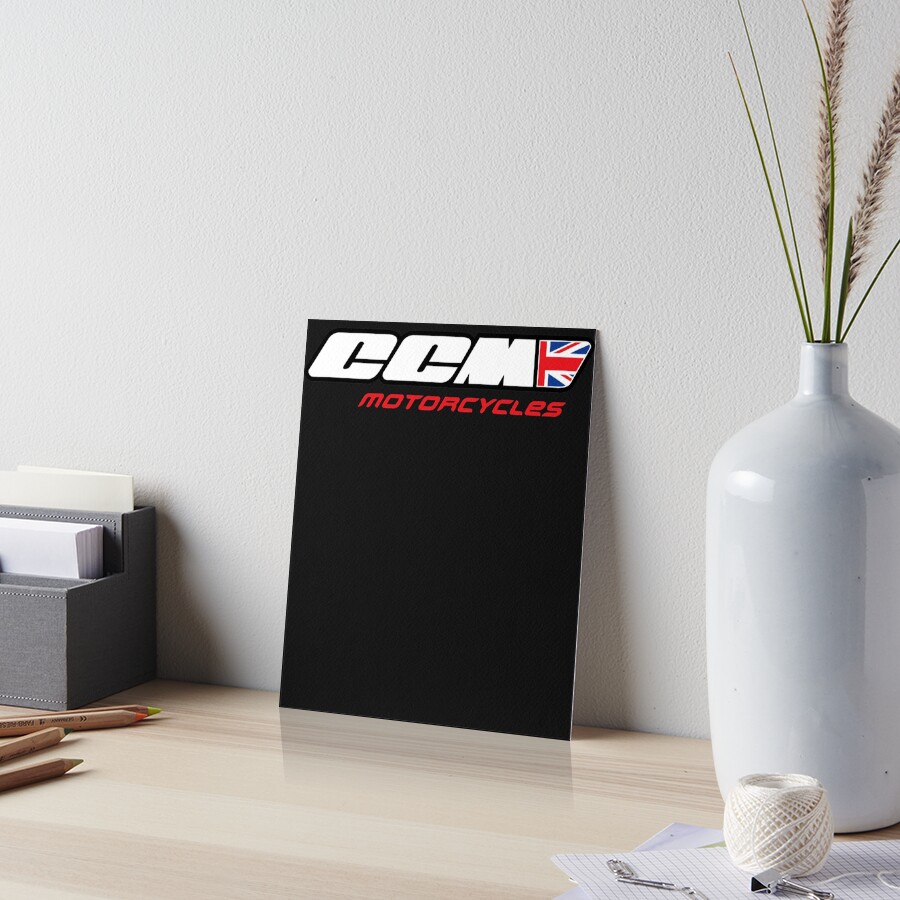 "Ccm motorcycles british logo" Art Board Print for Sale by ...
