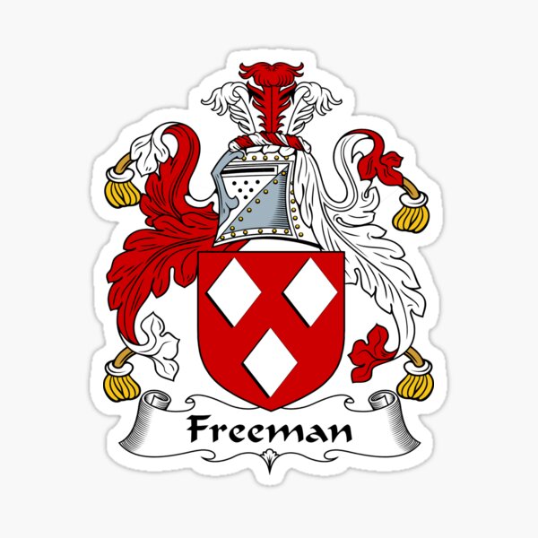 "Freeman" Sticker for Sale by HaroldHeraldry | Redbubble