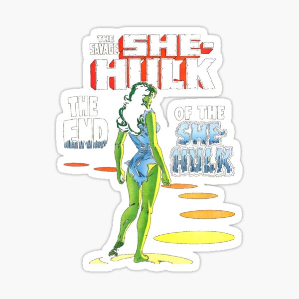"SHE-HULK" Sticker for Sale by JefferyMorar | Redbubble