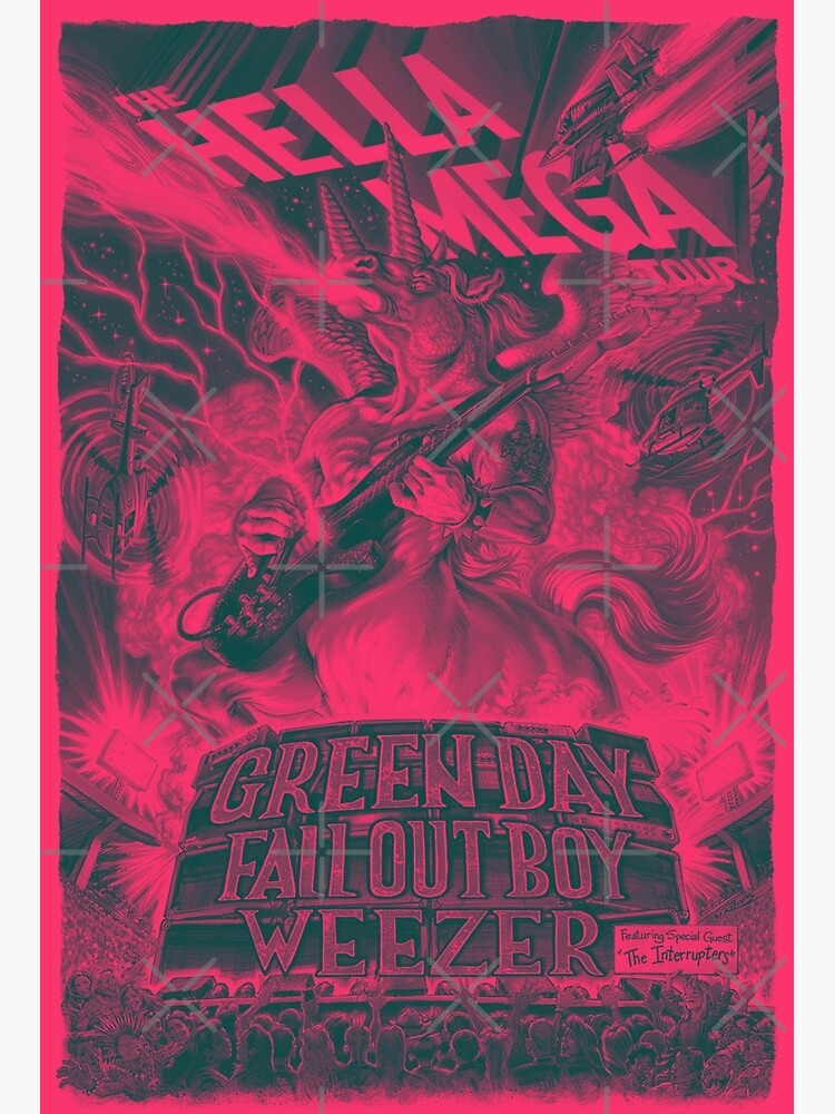 "The hella mega tour" Poster for Sale by Vlaki | Redbubble