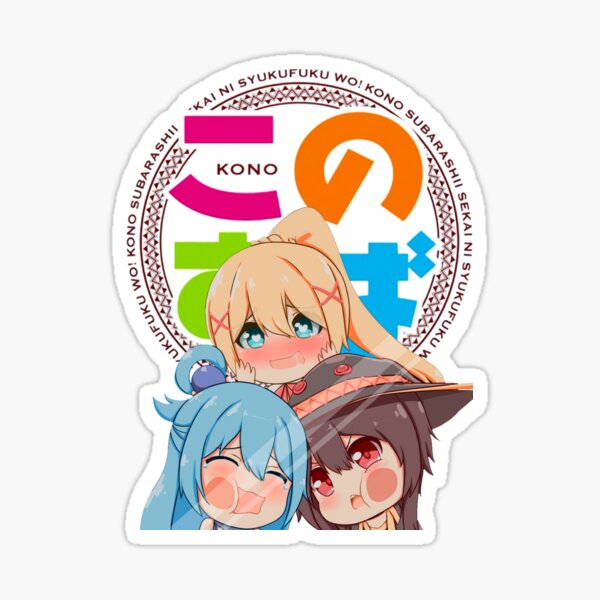 "Beautiful Model Megumin Purple Awakening Music Vintage Retro" Sticker ...