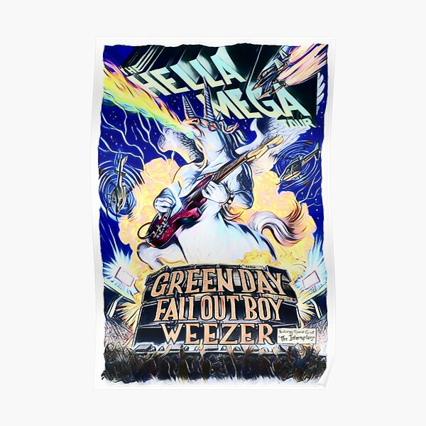 "The hella mega tour" Poster for Sale by Vlaki | Redbubble