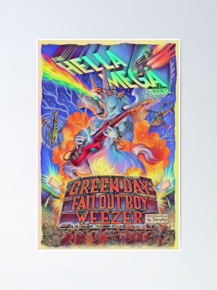 "The hella mega tour" Poster for Sale by Vlaki | Redbubble