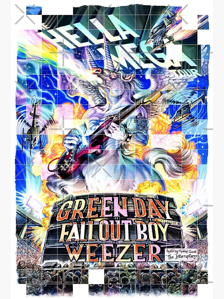 "The hella mega tour" Poster for Sale by Vlaki | Redbubble