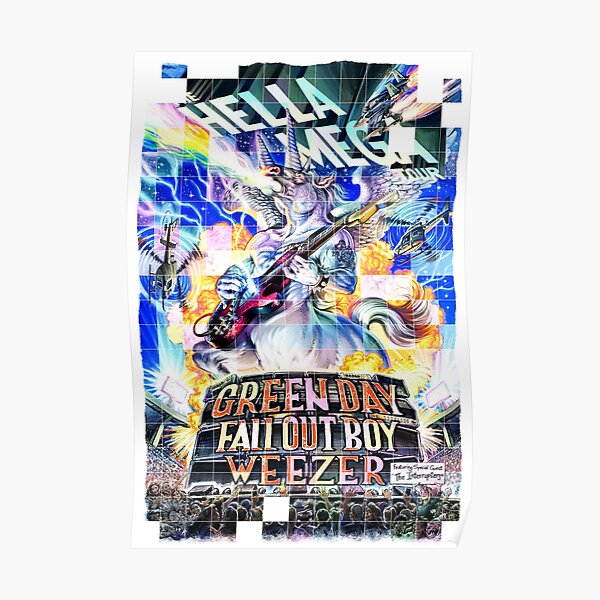 "The hella mega tour" Poster for Sale by Vlaki | Redbubble