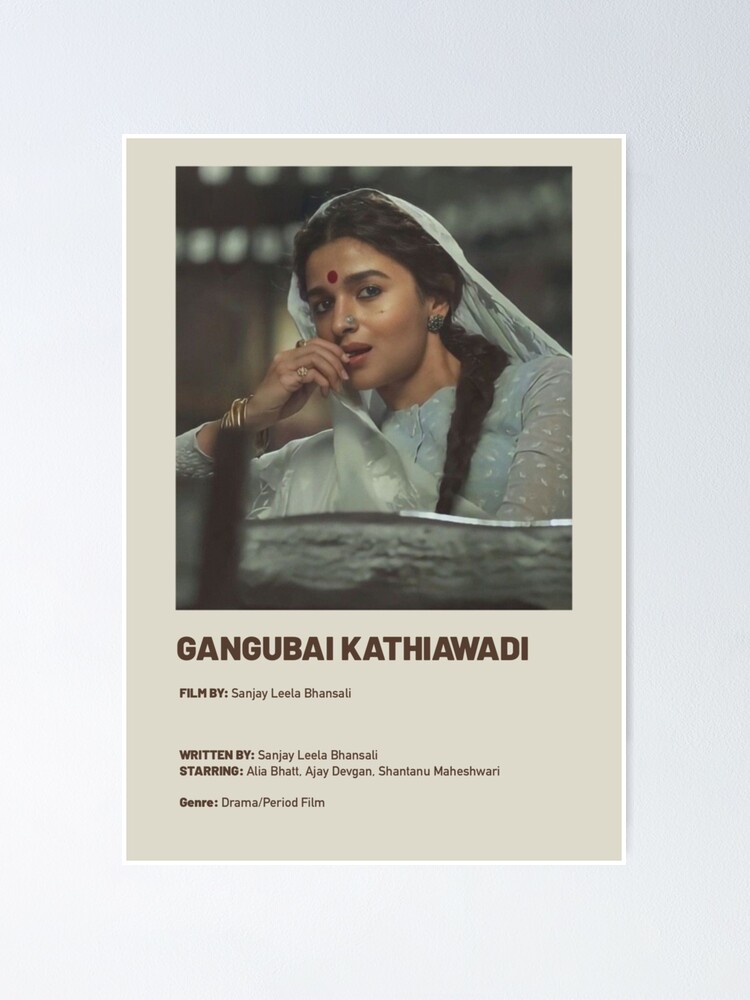 "Gangubai Kathiawadi - minimalist movie poster " Poster for Sale by ...