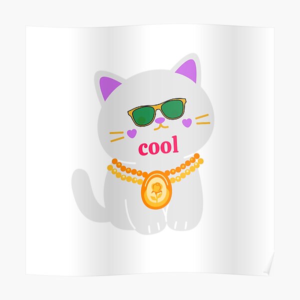 "swag cats meme |swag cats|meme cats|" Poster for Sale by shah163 ...