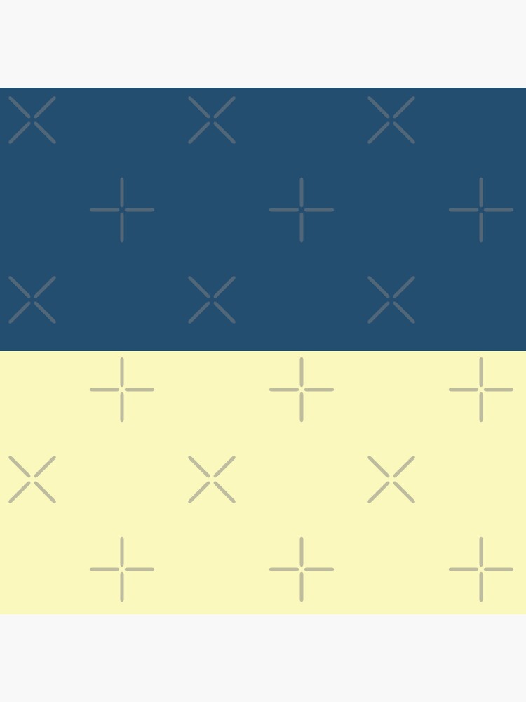 "Royal blue and pale yellow Exotic Colour Patterns" Sticker for Sale by ...