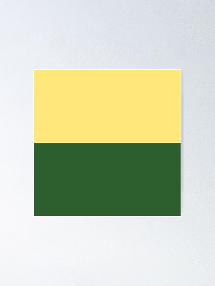 "Yellow and verdant green Exotic Colour Patterns" Poster for Sale by ...