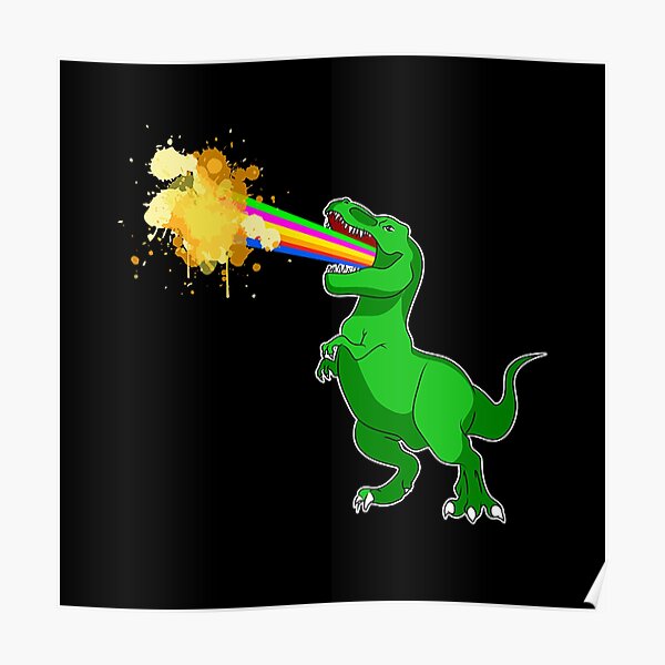 Póster «dinosaurio gay para hombres mujeres lesbianas orgullo lgbtq» de ...