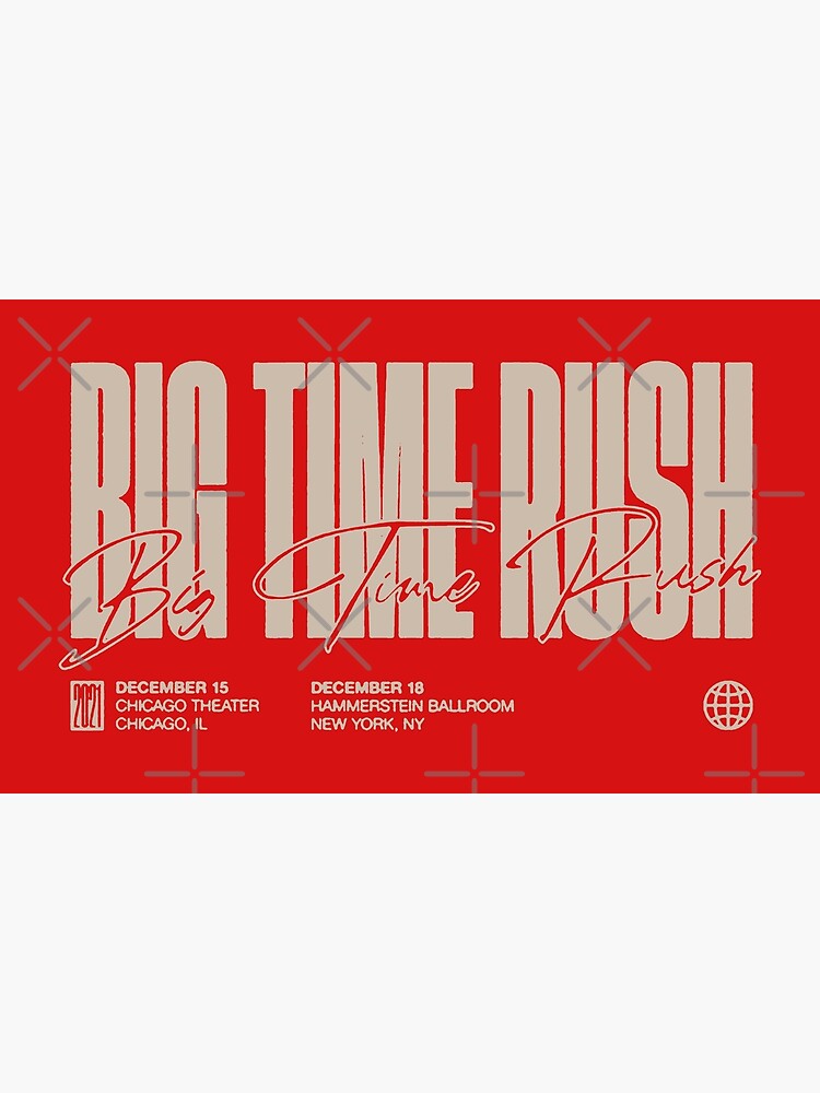 "btr big time rush btr 2022 tour" Poster for Sale by istoellenar ...