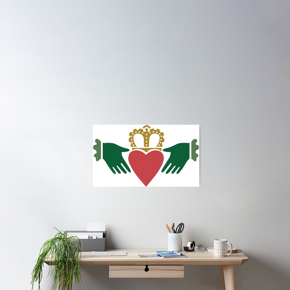 "Claddagh" Poster for Sale by JoniandCo | Redbubble