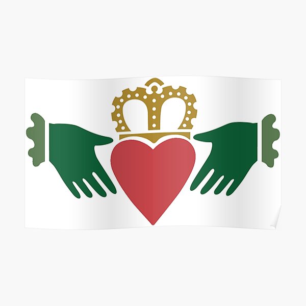 "Claddagh" Poster for Sale by JoniandCo | Redbubble