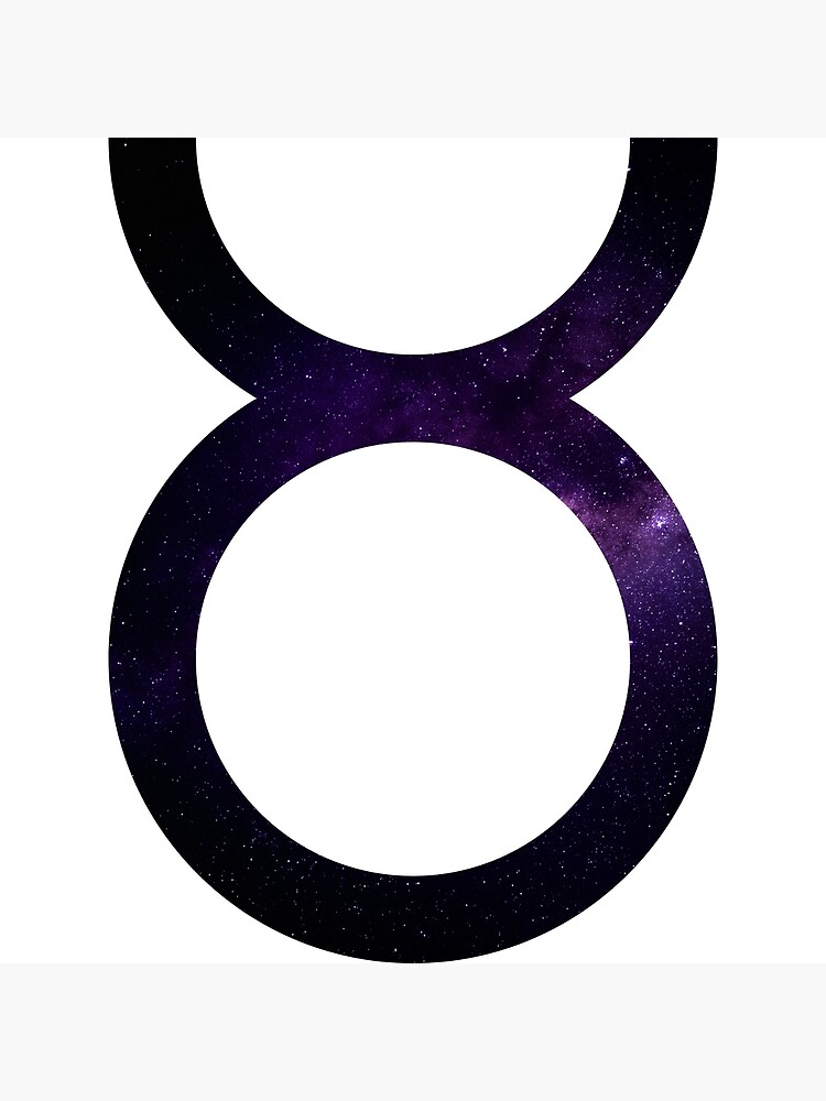 "Taurus Purple Starry Signs" Poster for Sale by Zodi-Roady | Redbubble