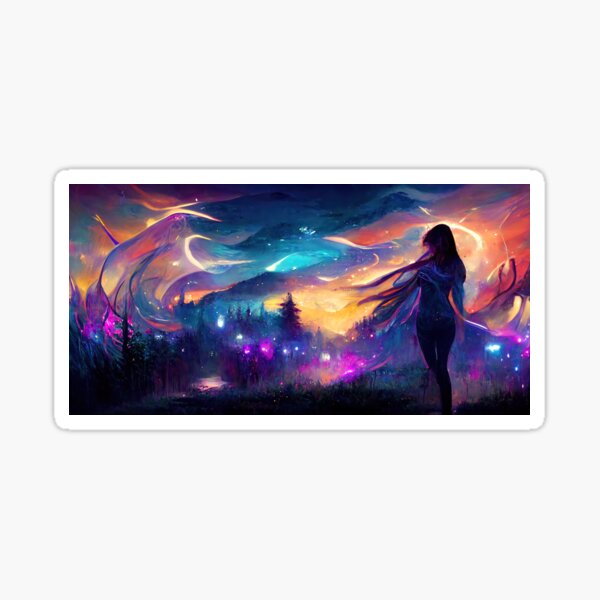 "Wanderer" Sticker for Sale by electricxbunny | Redbubble
