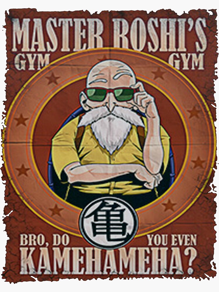 "Master Roshi movie" Sticker for Sale by Phuc377 | Redbubble