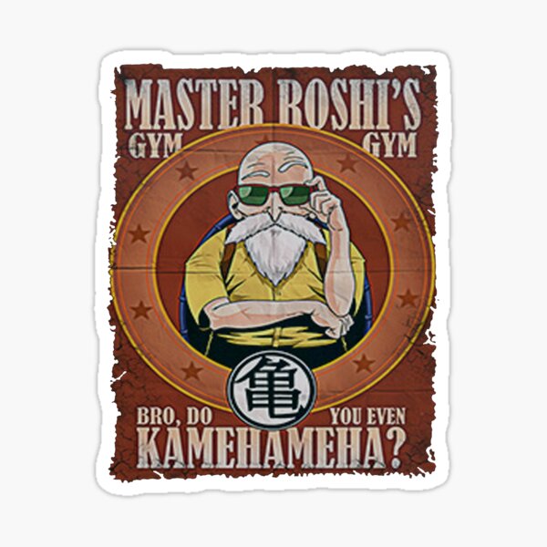 "Master Roshi movie" Sticker for Sale by Phuc377 | Redbubble