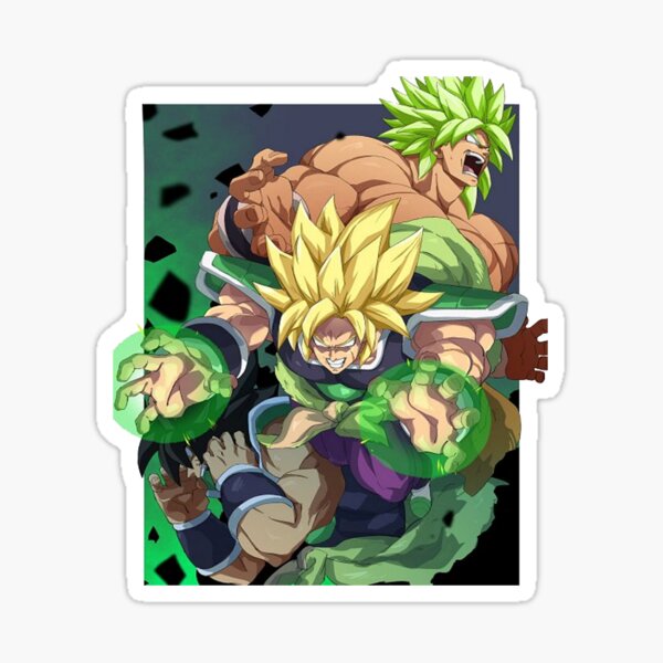 "Broly dragonball movie" Sticker for Sale by Phuc377 | Redbubble