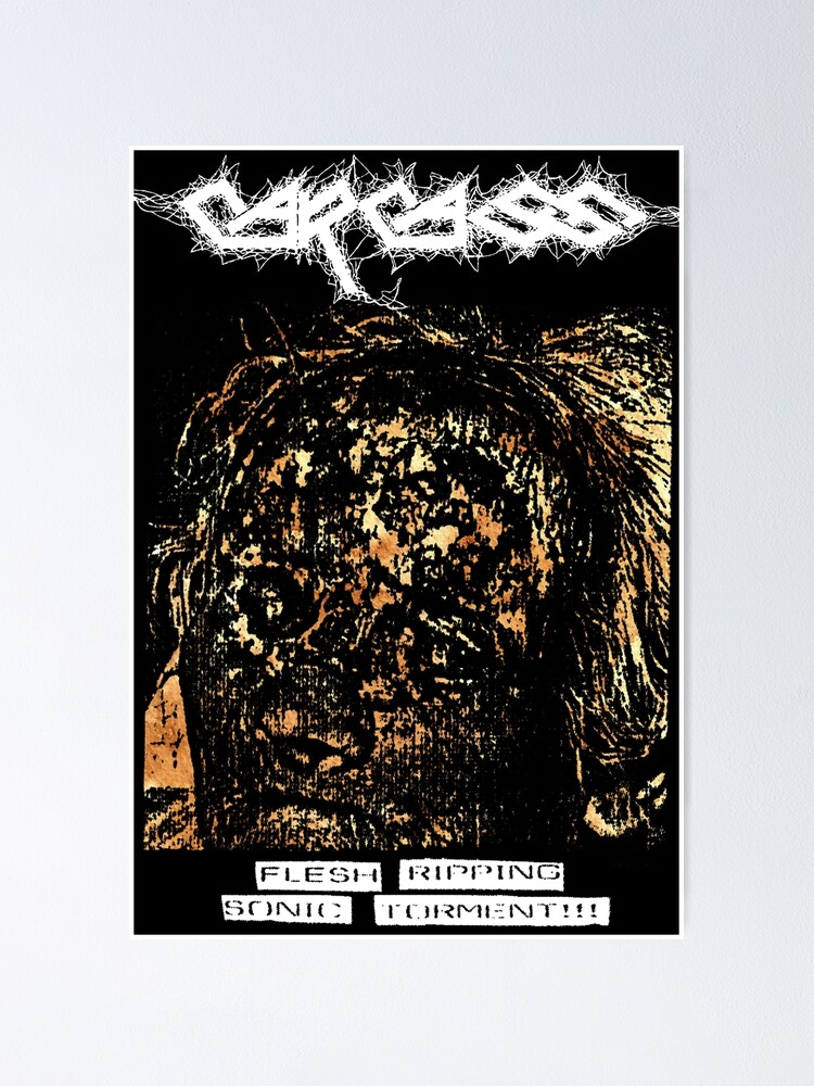 "Flesh Ripping Sonic Torment by Carcass - Classic Old School Death ...