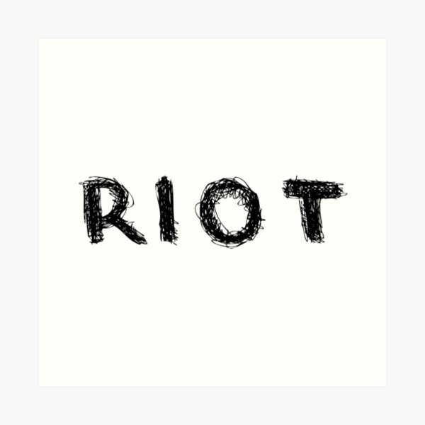 Paramore Riot Art Prints | Redbubble