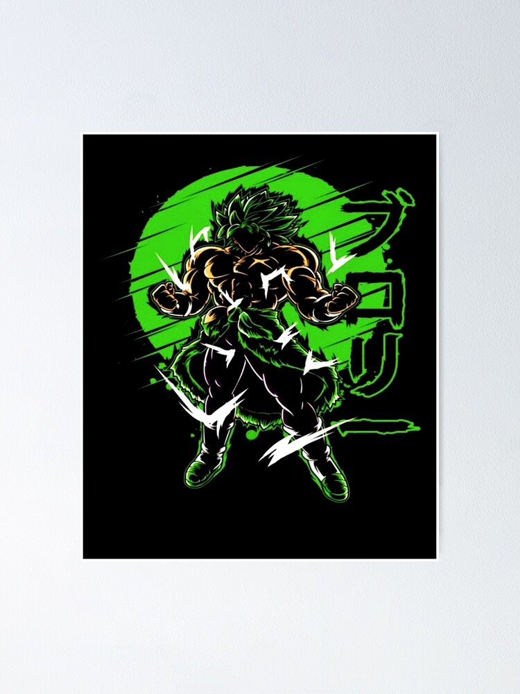 "Broly retro" Poster for Sale by Phuc377 | Redbubble