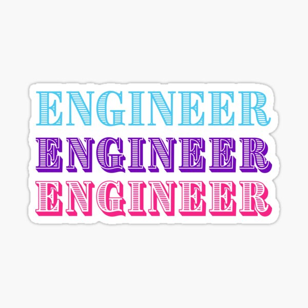 "PROFESSIONAL ENGINEER" Sticker for Sale by MR-TIMZ-ART | Redbubble
