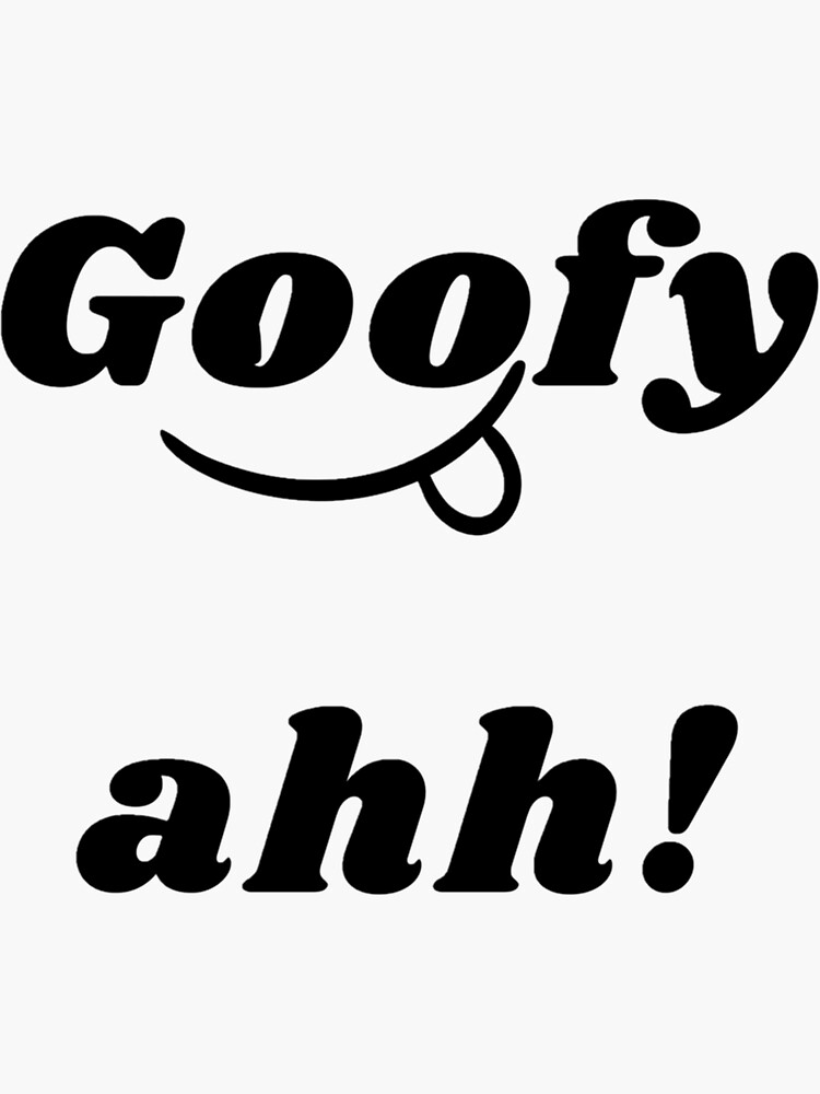 "Goofy Ahh " Sticker for Sale by Joserray | Redbubble