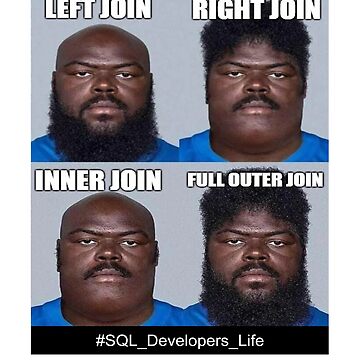 "Funny SQL Joins Meme " Sticker for Sale by deepan chandrasekaran ...