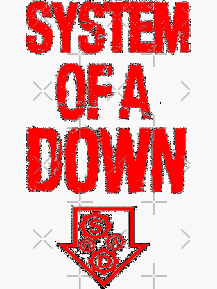 "SOAD - Heavy Metal Armenian-American Band" Sticker for Sale by ...