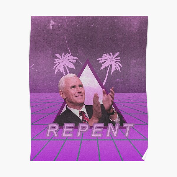 "Repent" Poster for Sale by Crazy4lemons101 | Redbubble