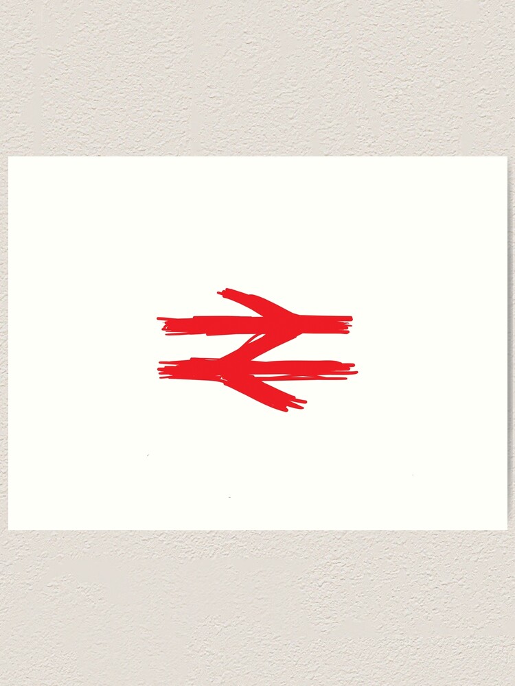 "Doodle Style British Rail Double Arrow logo." Art Print by 2cimage ...
