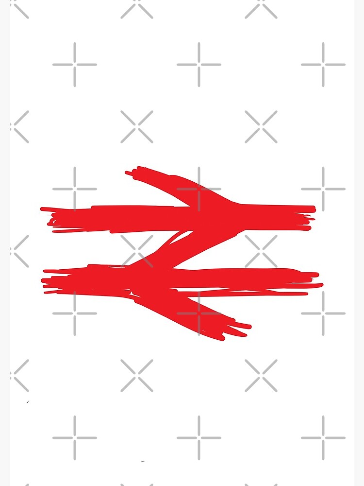 "Doodle Style British Rail Double Arrow logo." Spiral Notebook for Sale ...