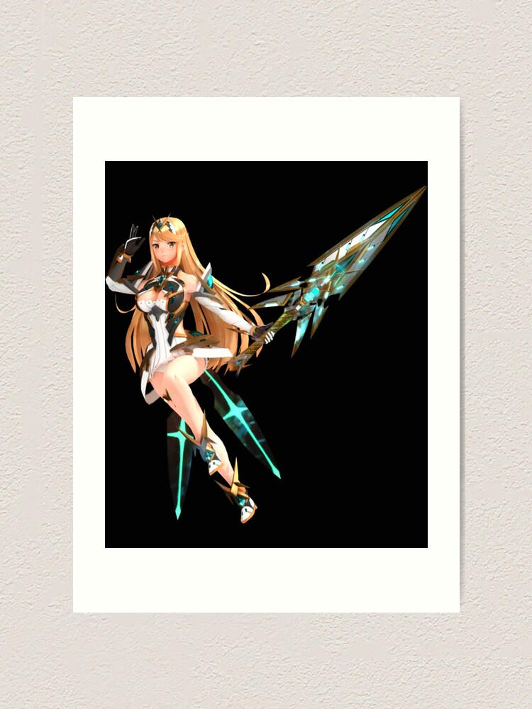 "Mythra Xenoblade chroniques" Art Print for Sale by GaneshJani1 | Redbubble