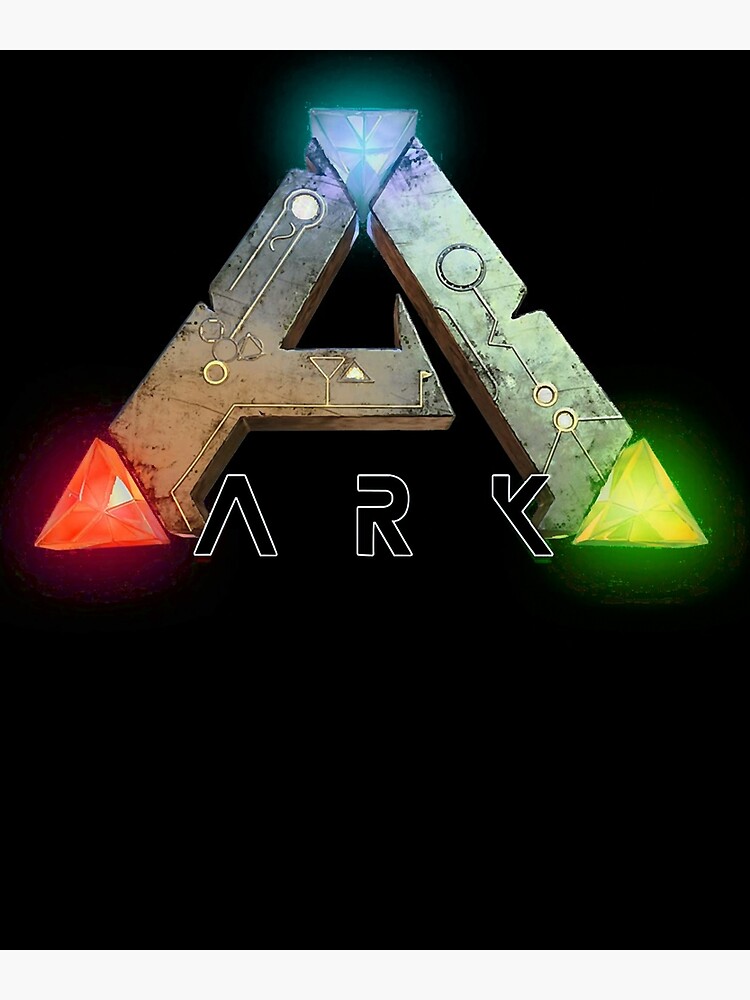 "ARK Survival Logo" Poster for Sale by JenniferMartell | Redbubble