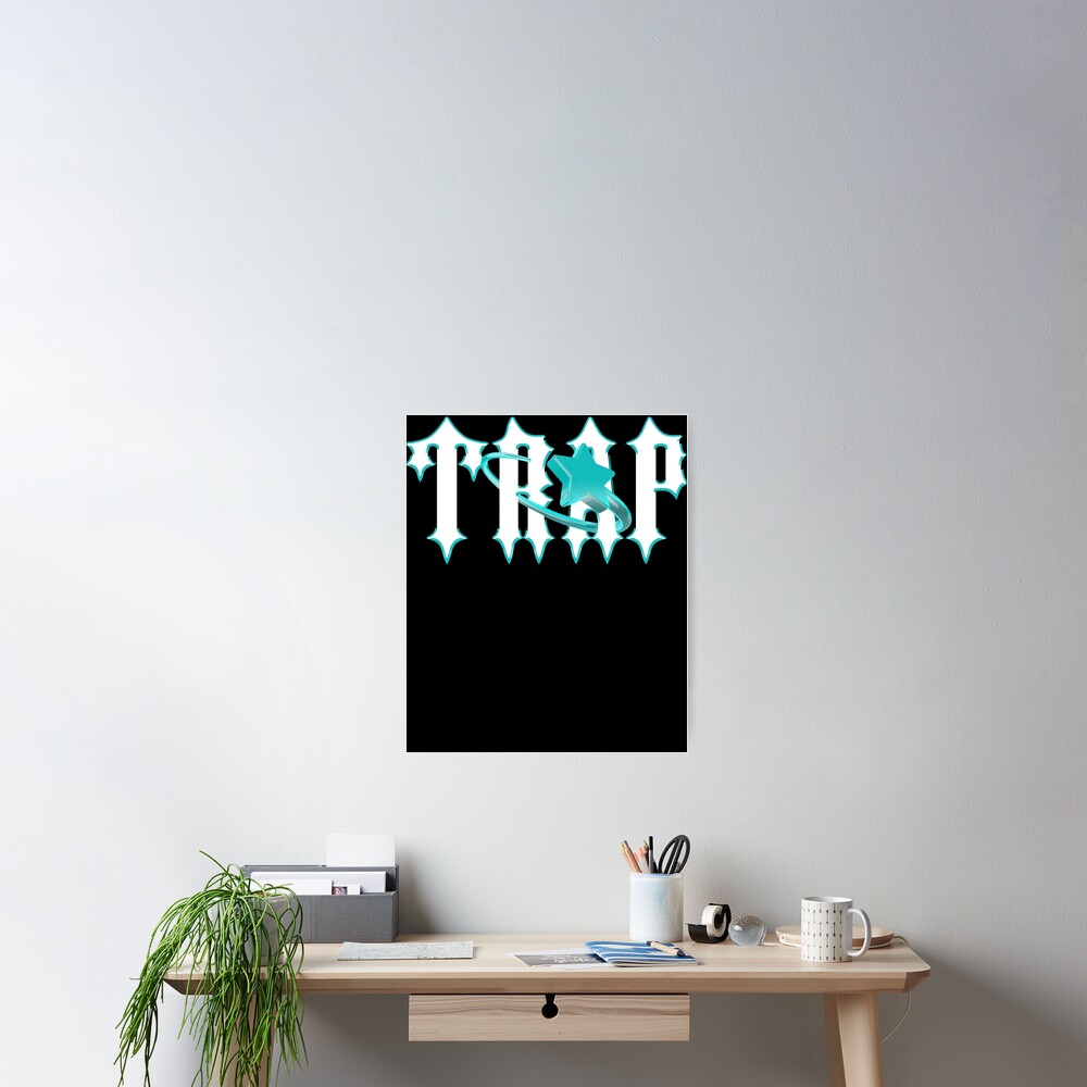 "Boy Who Loves Trapstar Frozen Pop Smoke Crip Star Iced Out Design Dark ...