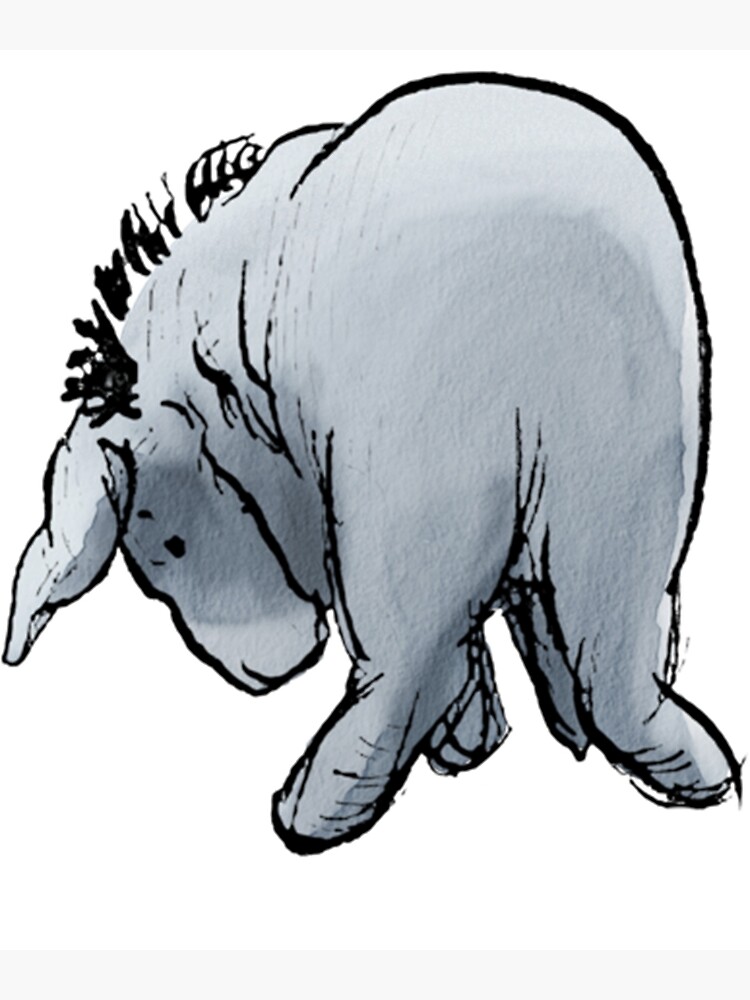 "Winnie the Pooh - Eeyore lost his tail. (2)" Poster for Sale by ...