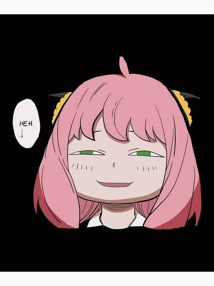 "SPY x FAMILY - Anya Heh" Art Print for Sale by JavanTest | Redbubble