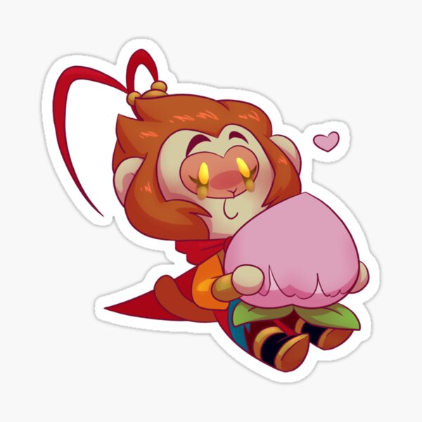 "Cute Monkey King " Sticker for Sale by SophieSwayer | Redbubble