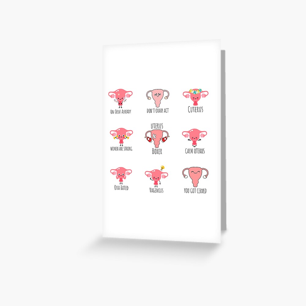 "Uterus Puns Sticker Pack | Uterus Puns | Uterus Jokes | Medical Jokes ...