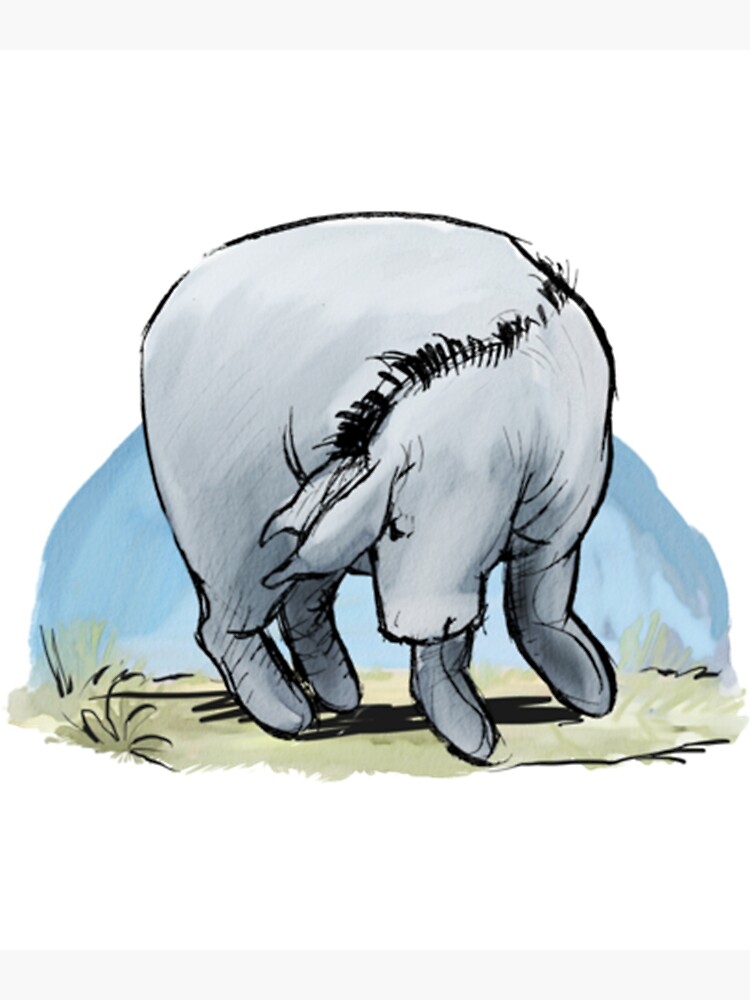"Winnie the Pooh - Sad Eeyore." Poster for Sale by BecomeMyHeroes ...